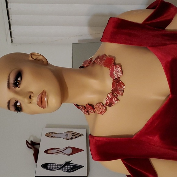 Iris & Lily | Jewelry | Iris Lily Jasper Necklace | Poshmark